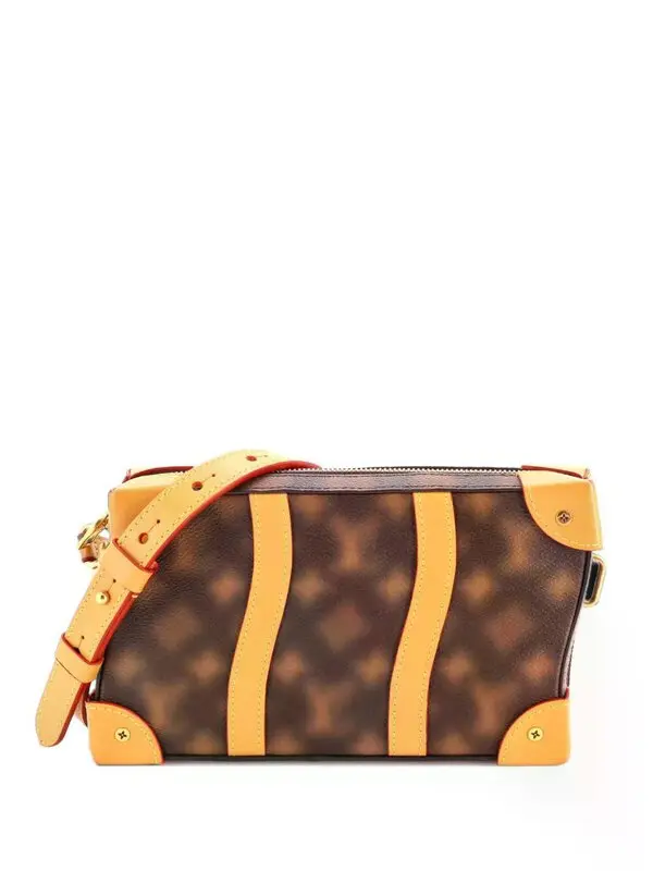 LOUIS VUITTON Soft Trunk Wallet Limited Edition Blurry Monogram Canvas Crossbody Bag - Brown