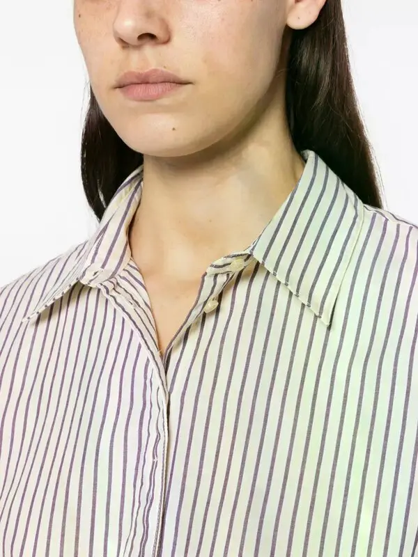 YERSE Vertical-stripe Shirt