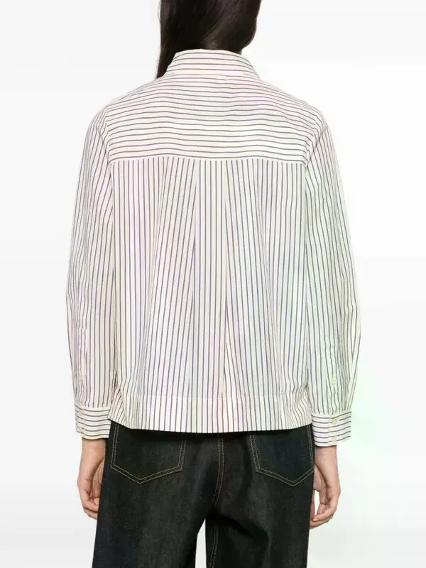 YERSE Vertical-stripe Shirt
