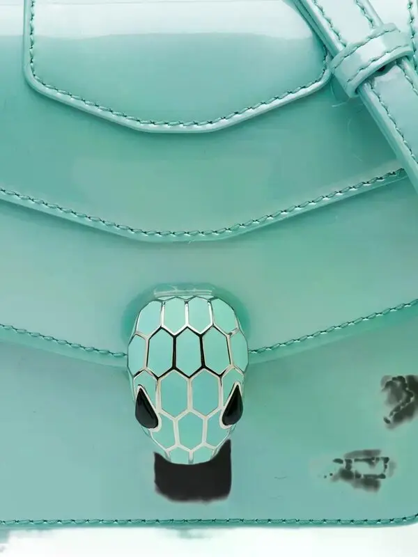 BVLGARI Serpenti Forever Leather Satchel Bag