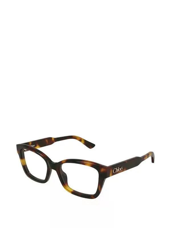Chloé Havana Square-frame Glasses - Brown