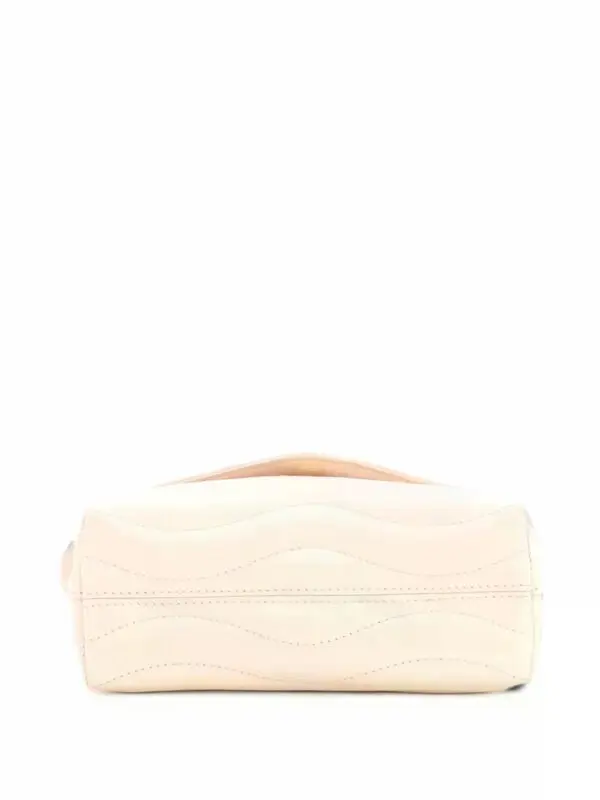 LOUIS VUITTON New Wave Hold Me Top Handle Bag Quilted Leather Satchel - Neutrals
