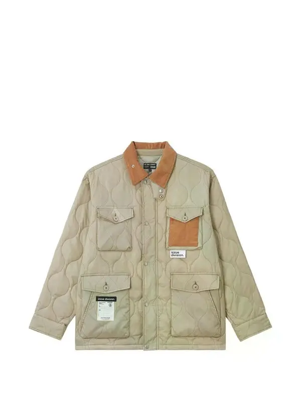 Izzue Quilted Corduroy-collar Jacket