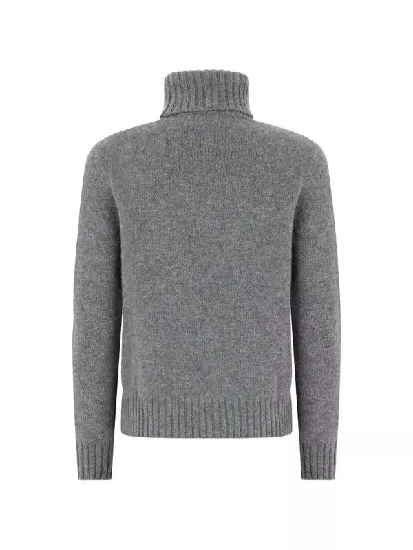 MOORER Nimraw-s3 Roll-neck Ribbed-trim Sweater