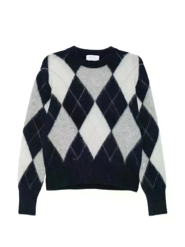 DANIELE FIESOLI Argyle-knit Sweater