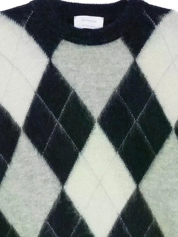 DANIELE FIESOLI Argyle-knit Sweater