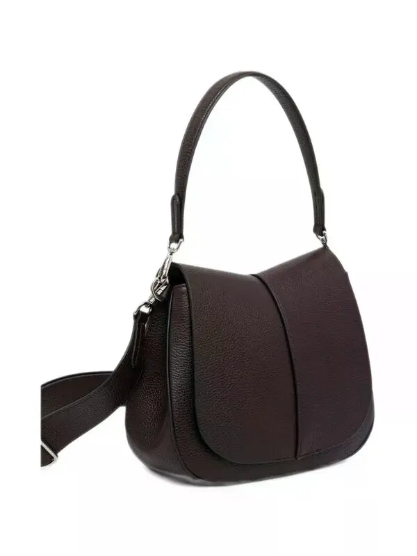GIANNI CHIARINI Helena Round Grainy-leather Tote Bag