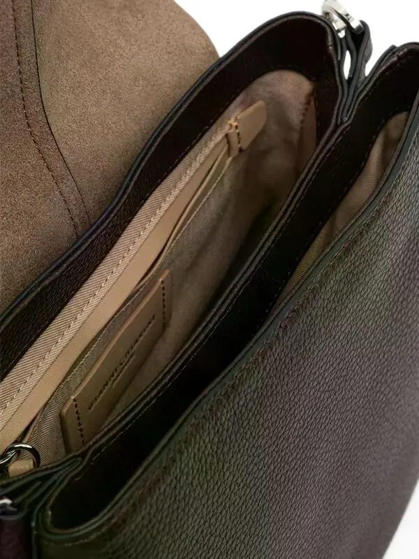GIANNI CHIARINI Helena Round Grainy-leather Tote Bag