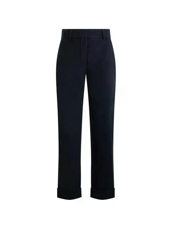 MOORER Sabrina-drl Turn-up Trousers