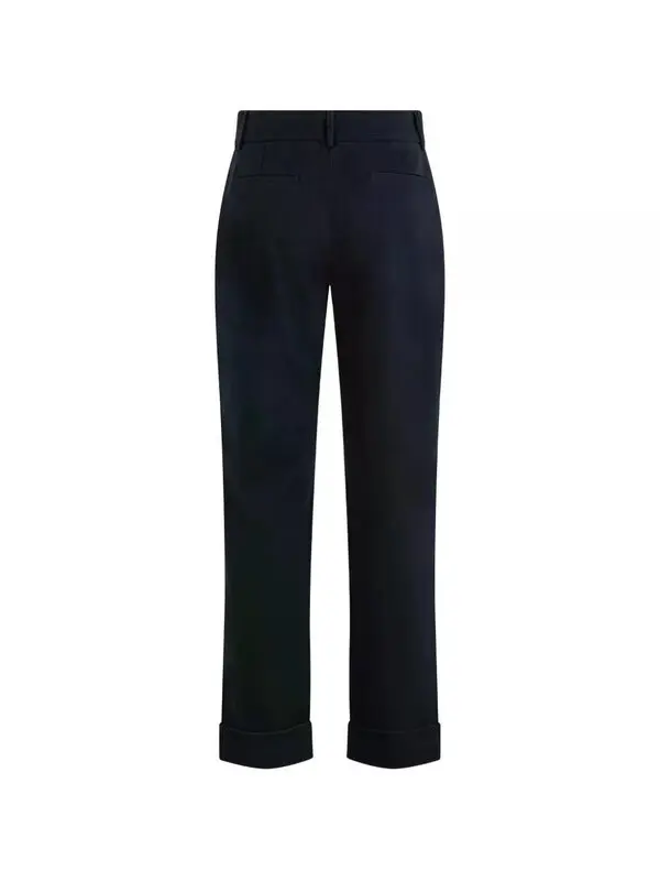 MOORER Sabrina-drl Turn-up Trousers