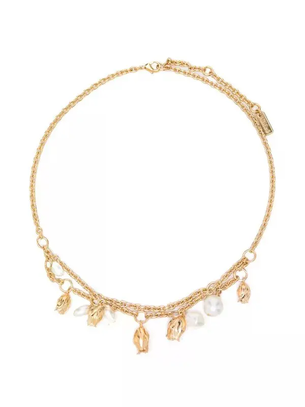 Chloé The Tulip Charm Necklace - Gold