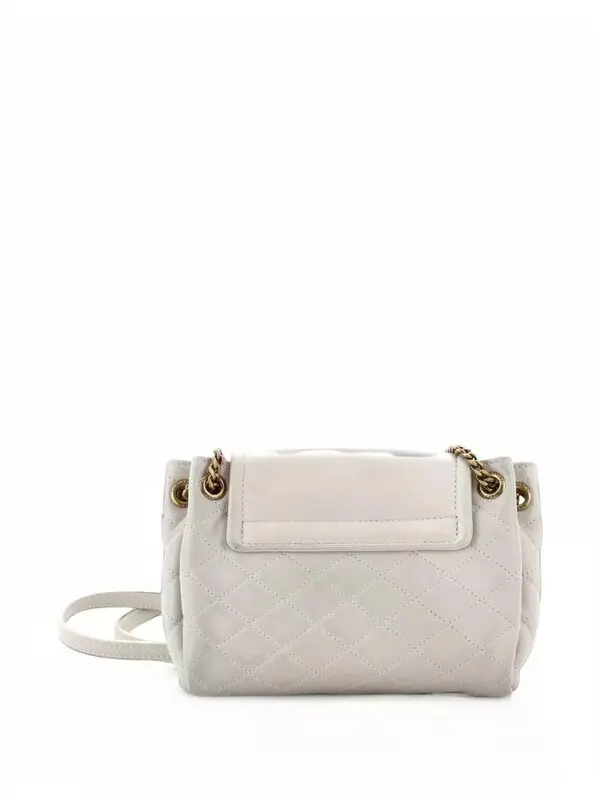 Saint Laurent Nolita Satchel Quilted Leather Mini Crossbody Bag - Neutrals