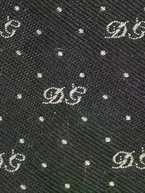 Dolce & Gabbana Monogram Skinny Tie - Black