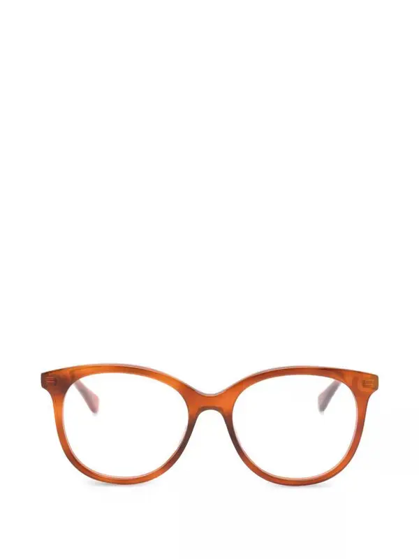 Chloé Logo-detail Glasses - Orange