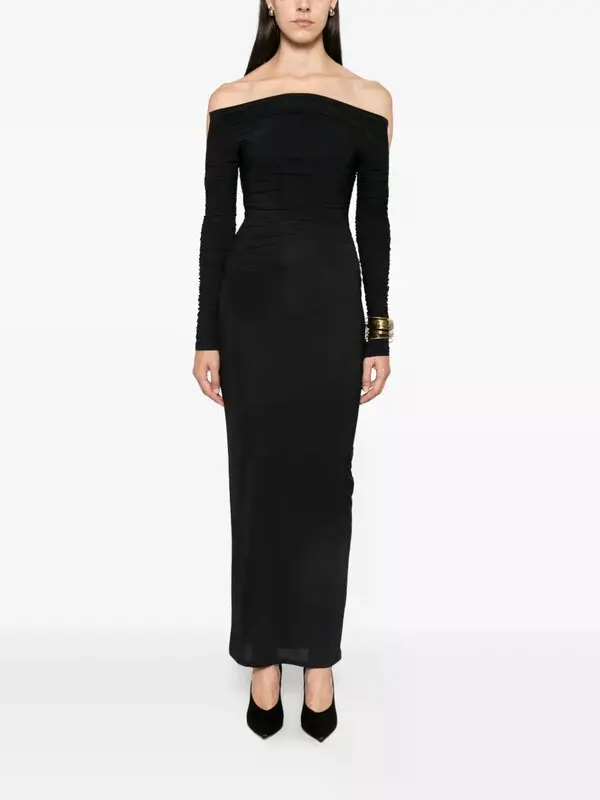 AMAZUIN Janis Off-shoulder Ruched Maxi Dress