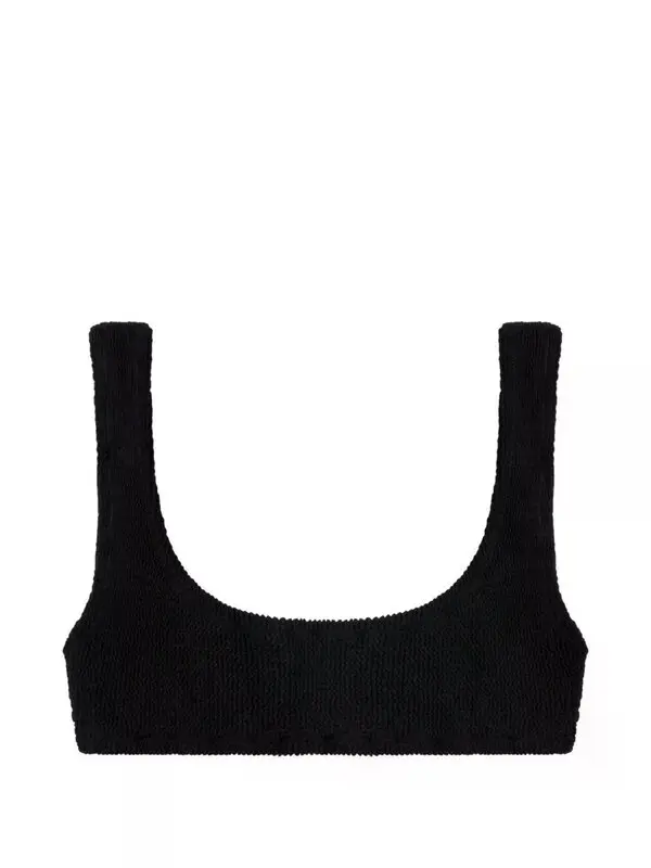 REINA OLGA Ginny Crinkled Bikini Top