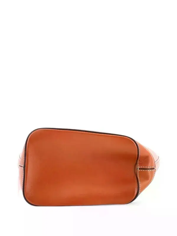 Celine Cuir Triomphe Leather Small Bucket Bag