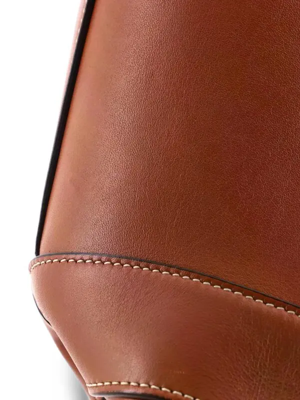 Celine Cuir Triomphe Leather Small Bucket Bag