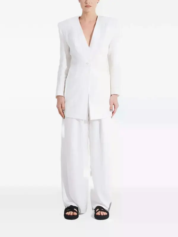 TESSITURA Overzied-fit Linen Blazer
