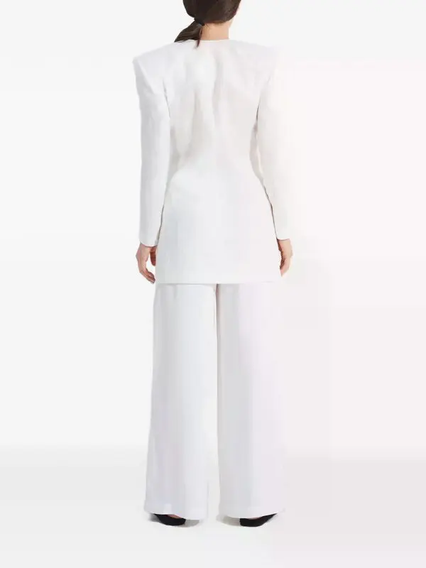 TESSITURA Overzied-fit Linen Blazer