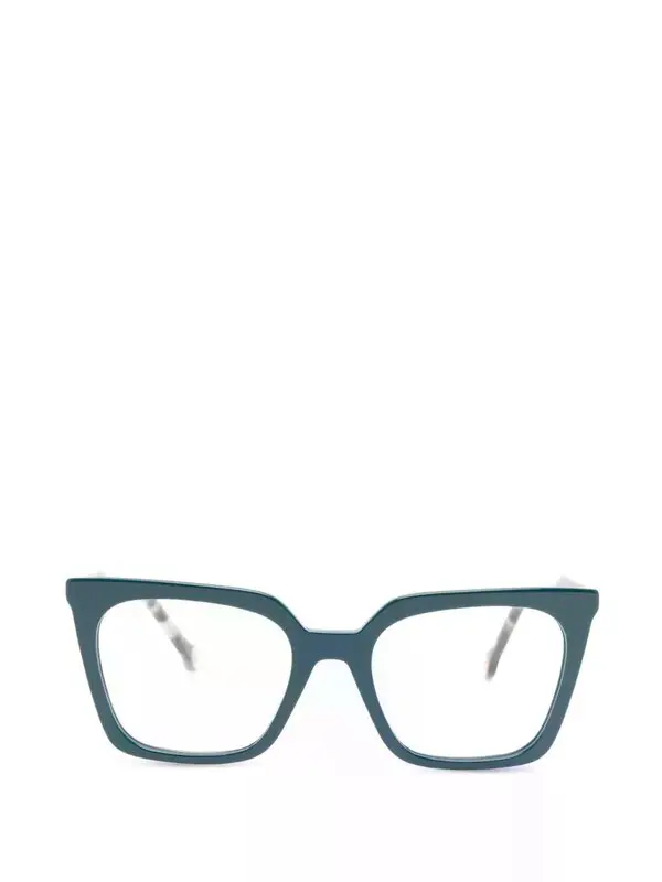 Carolina Herrera Tortoiseshell-effect Logo-plaque Glasses