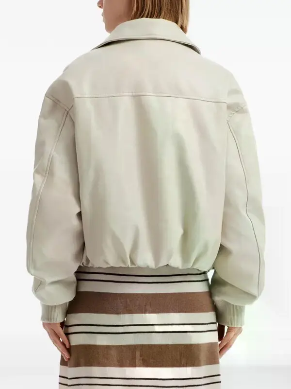 Izzue Logo-patch Zip-up Bomber Jacket