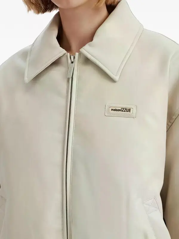 Izzue Logo-patch Zip-up Bomber Jacket