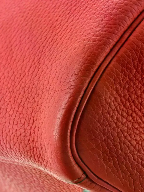 Hermès Lindy Bag Clemence 30 Shoulder Bag - Red