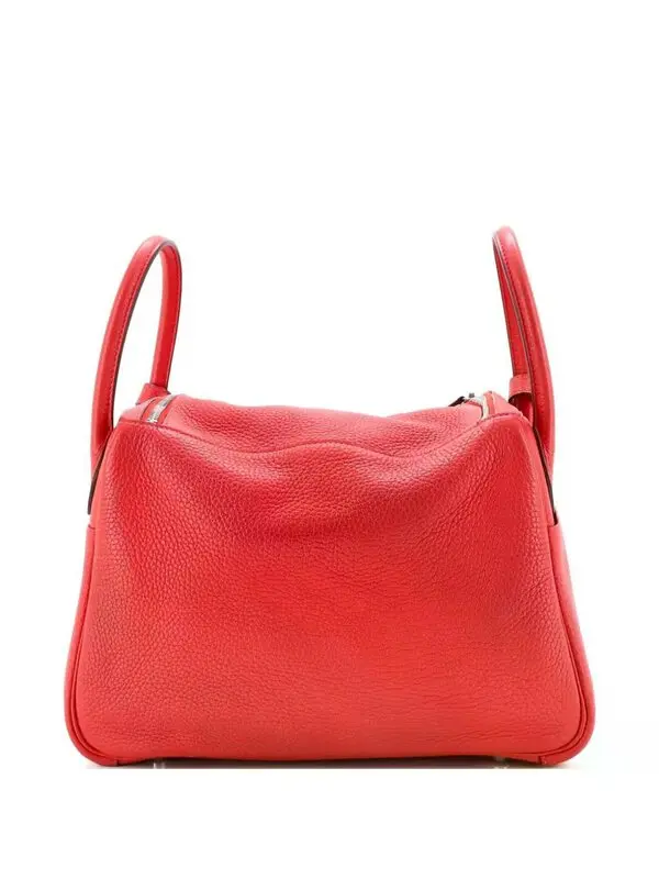 Hermès Lindy Bag Clemence 30 Shoulder Bag - Red
