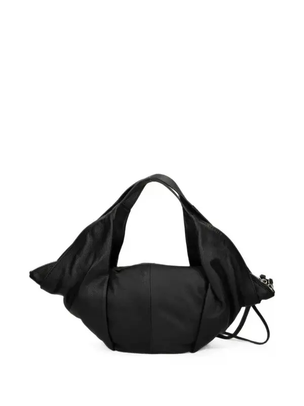 VIC MATIE Grained Leather Draped Tote Bag