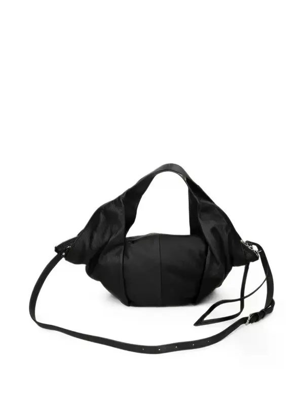 VIC MATIE Grained Leather Draped Tote Bag