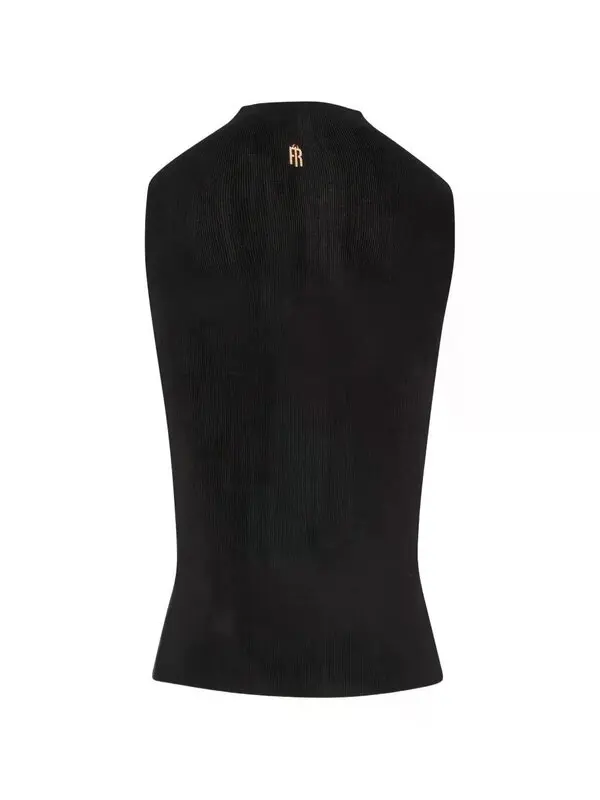 FRACOMINA Rhinestone-embellished Floral-appliqué Top