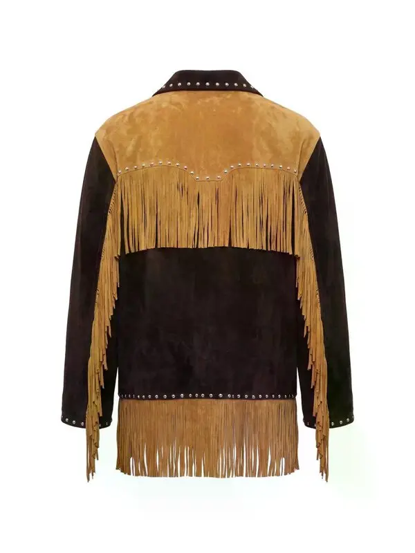 BODE Stud-embellished Fringed Jacket