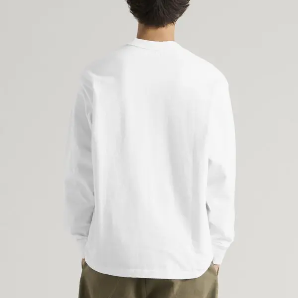 UNLIKELY DRY GOODS Long Sleeve Team T-shirt - White