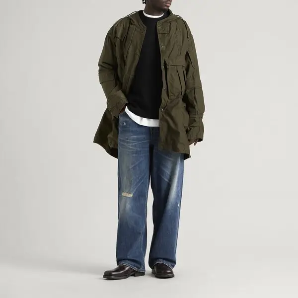 Junya Watanabe X Needles Cotton Satin Parka Jacket
