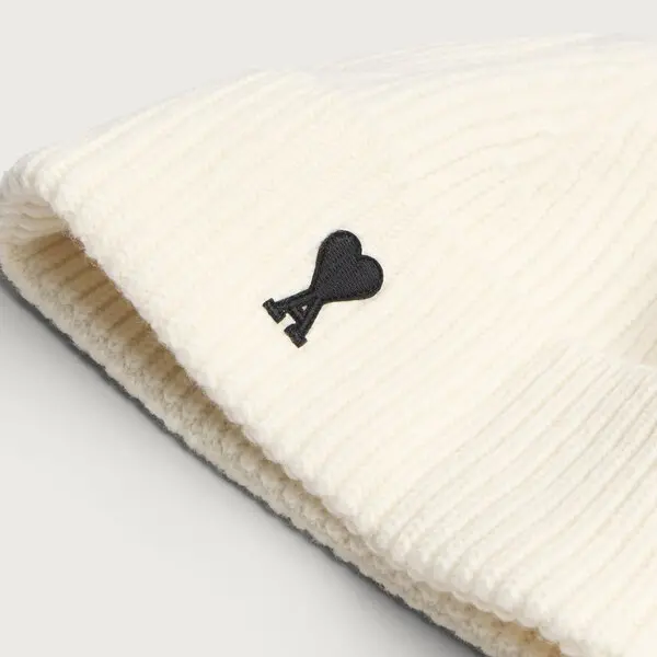 AMI Paris Merino Wool Adc Beanie