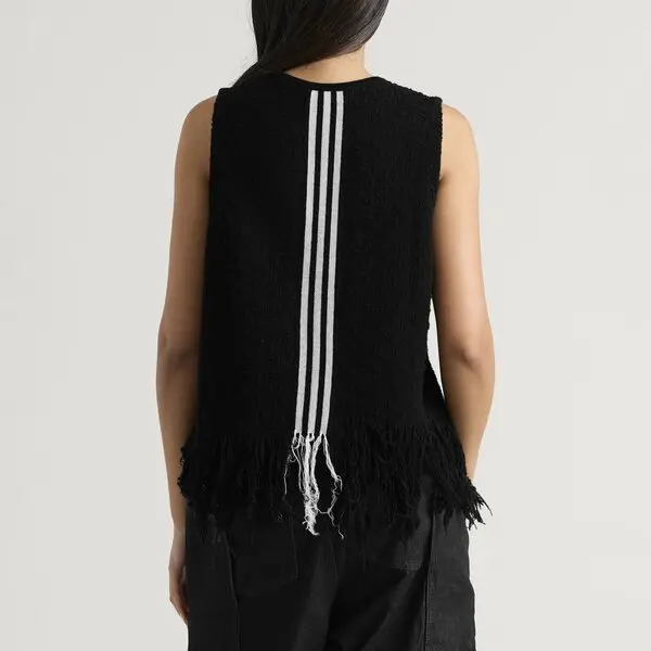 Y3 Knit Fringe Vest