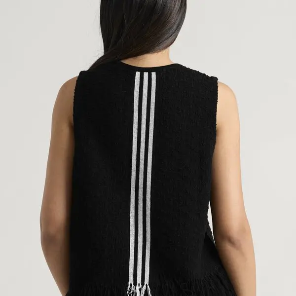 Y3 Knit Fringe Vest
