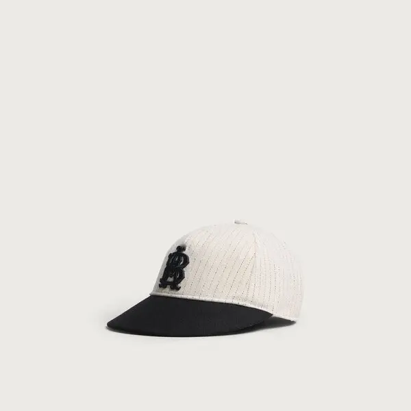 ABOUT:BLANK Monogram Pinstripe Cap