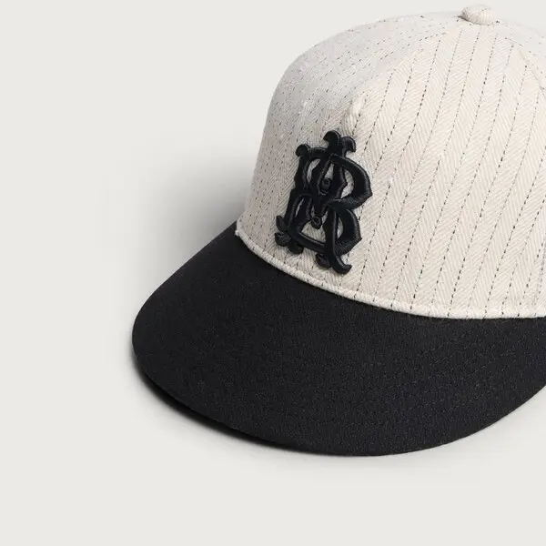 ABOUT:BLANK Monogram Pinstripe Cap