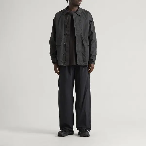 SNOW PEAK Heavyweight Waffle Pullover - Charcoal
