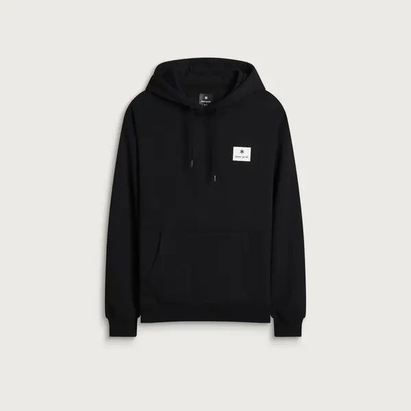 SNOW PEAK New Standard Square Logo Hoodie - Black