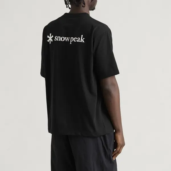 SNOW PEAK New Standard Back Printed Logo T-shirt