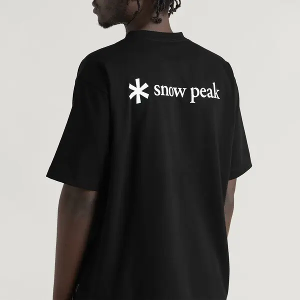 SNOW PEAK New Standard Back Printed Logo T-shirt