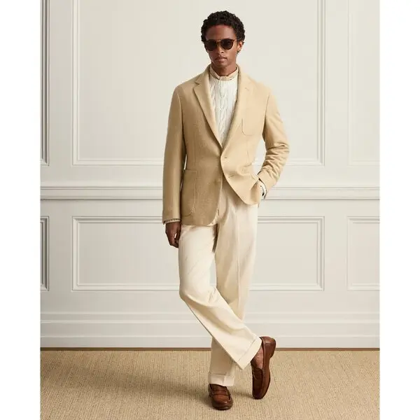 Ralph Lauren Hadley Hand-tailored Basket-weave Jacket