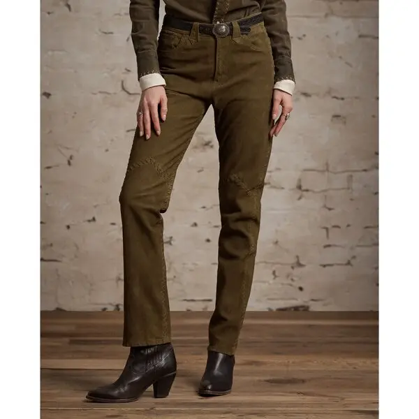 Ralph Lauren Suede Western Pant