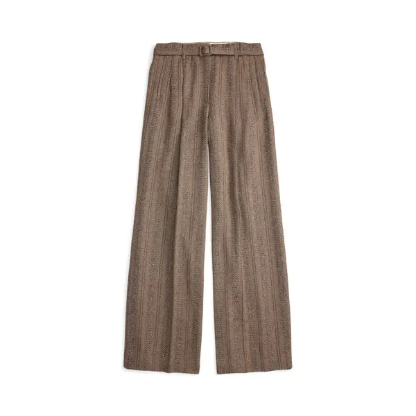 Ralph Lauren Wool-cotton Herringbone Pant