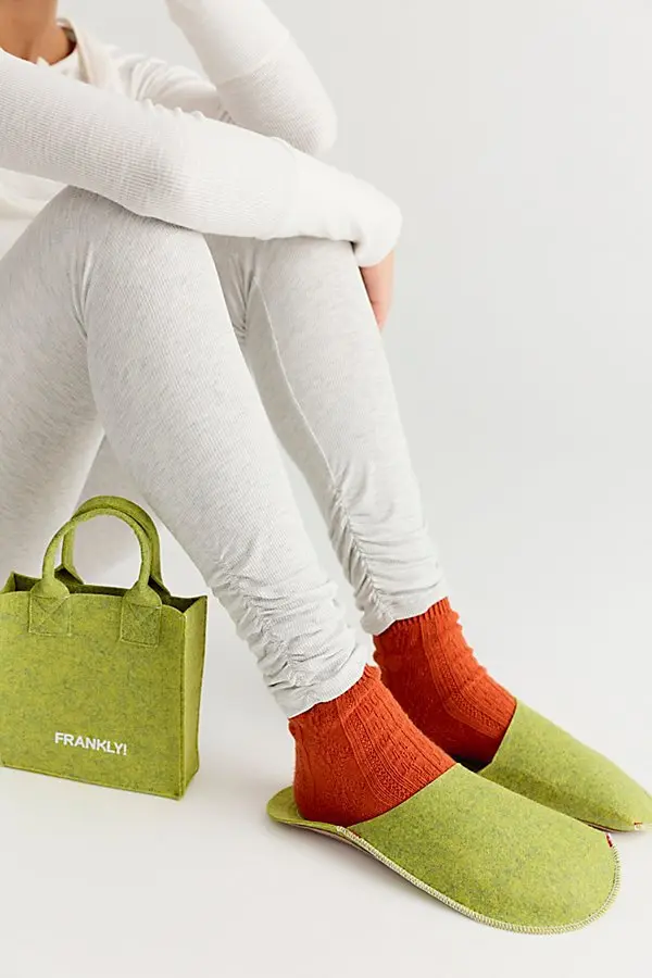 FRANKLY Airport Shoes & Bag Set - Green