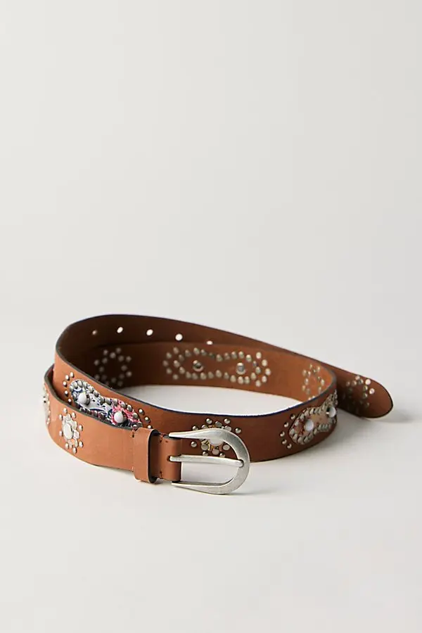 Free People Mountain Stud Belt - Rainbow