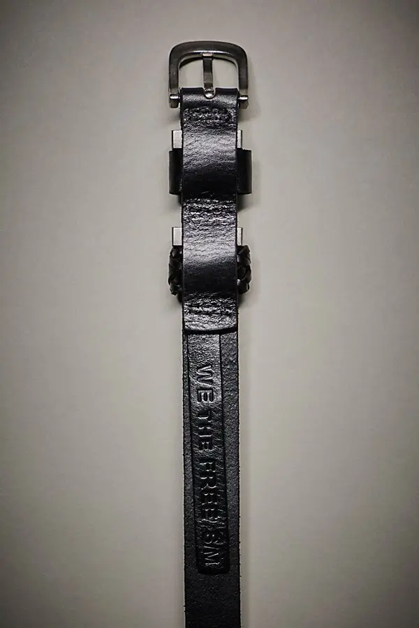 Free People We The Free Braided Slim Belt - Black